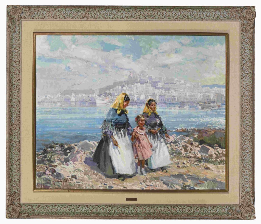 Landscape in Ibiza - Ignacio Gil - Loval Antiques